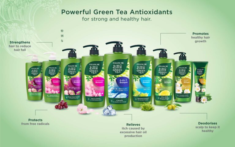 FOLLOW ME Green Tea Shampoo Soft & Smooth – Follow Me